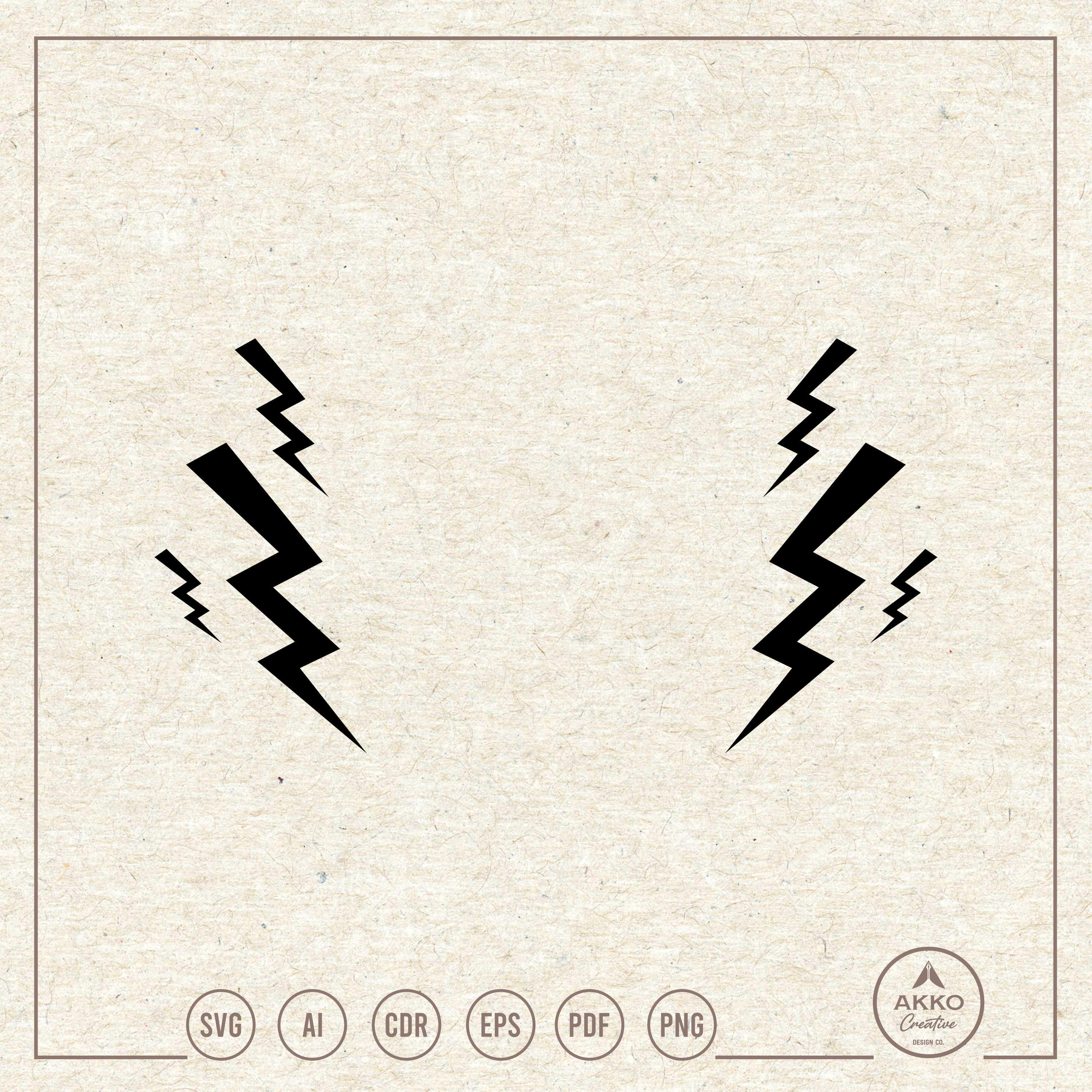 Lightning Strike Bolt Svg Png, Rock Music Clipart, Cricut Silhouette ...