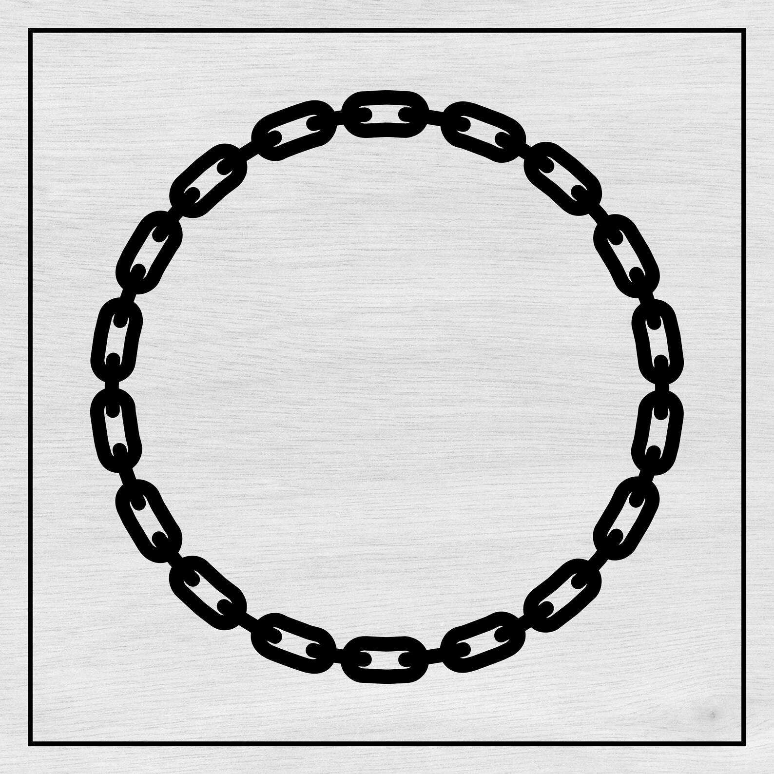 Chain Circle Svg Png, Metal Chain Link Svg, Nautical Chain Svg, Chain ...