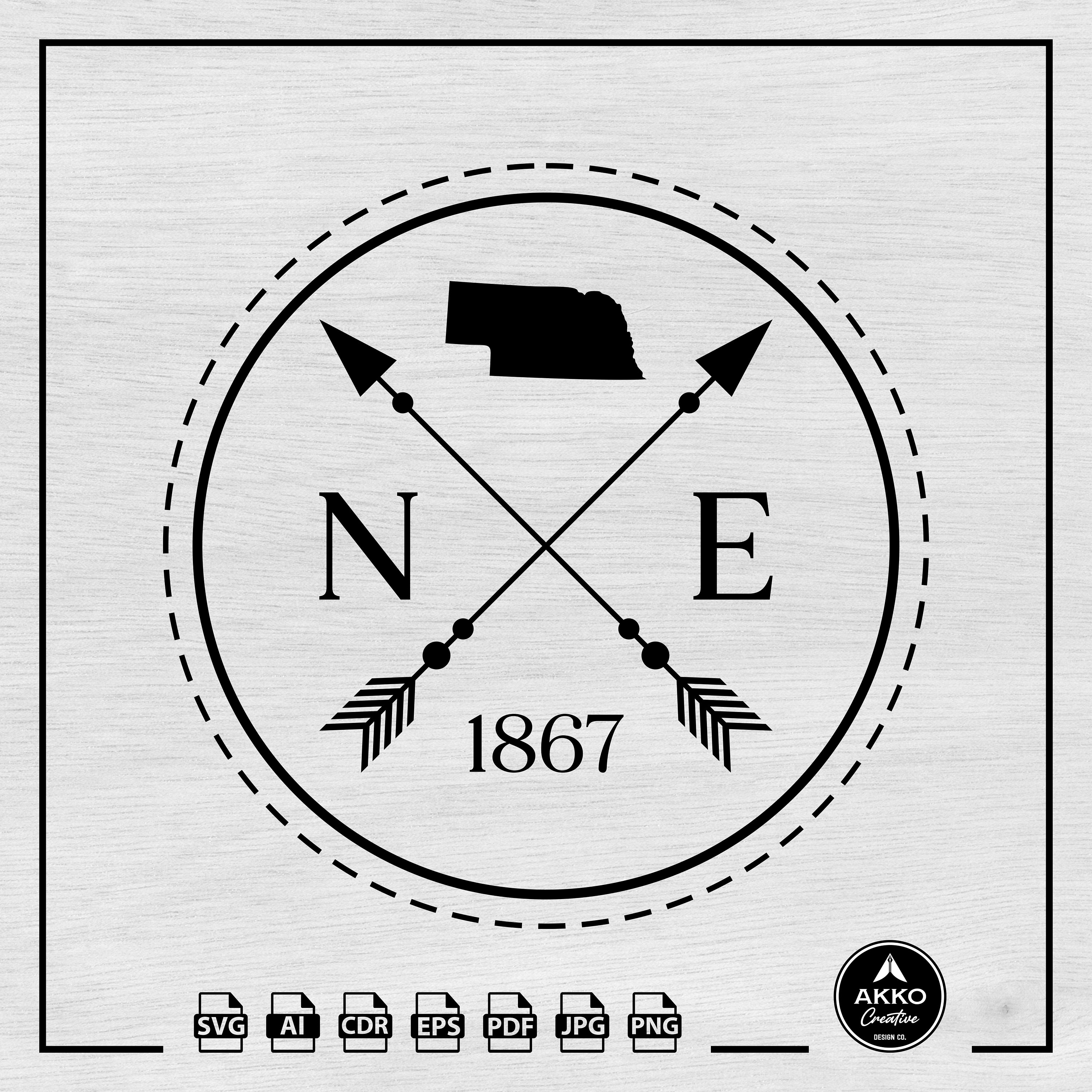 Nebraska Svg Png, Nebraska State Svg, Nebraska Map Svg, Nebraska ...