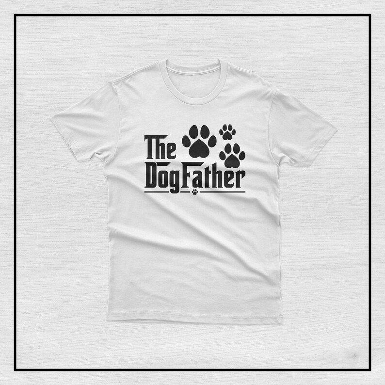 The Dogfather Svg Png, Dog Lover Dad Svg, Dog Walking Svg, Papa Svg ...