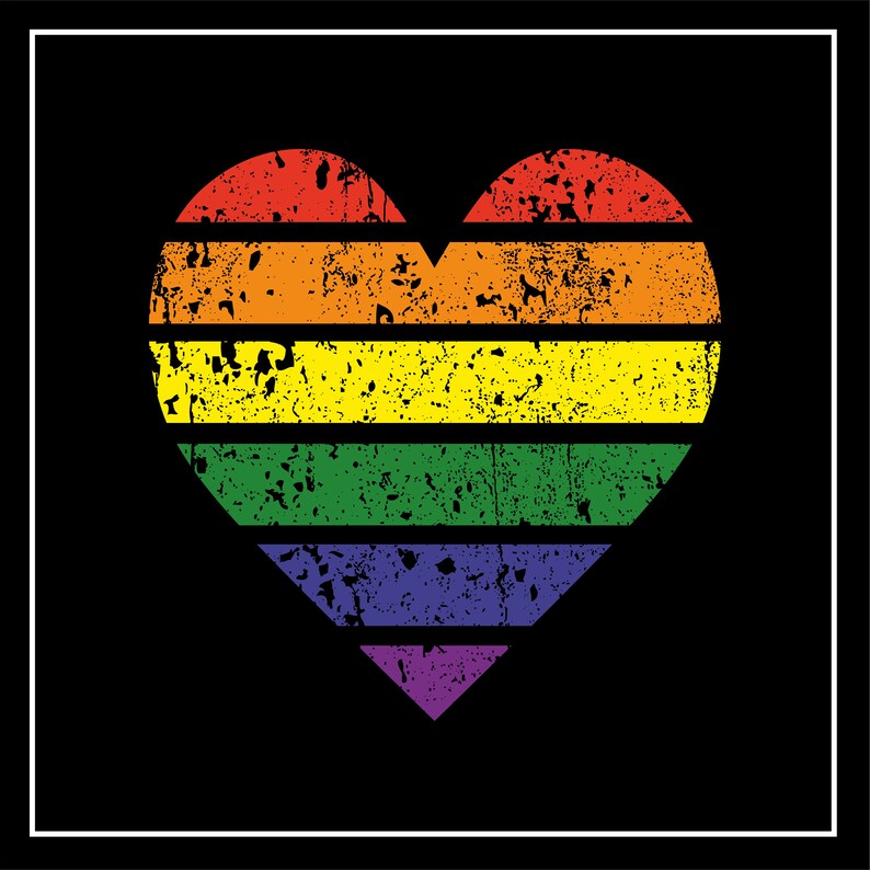 Rainbow Flag Svg Png, Distressed LGBT Flag Svg, LGBT Pride Svg, Gay Svg ...