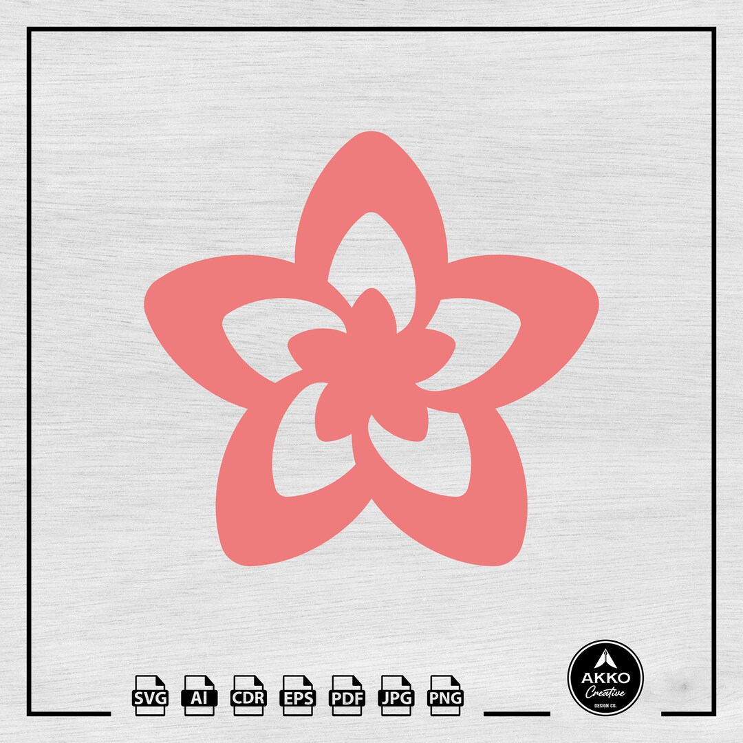 Spring Flower Svg Png, Flower Shape Svg, Cute Flower Svg, Boho Spring ...