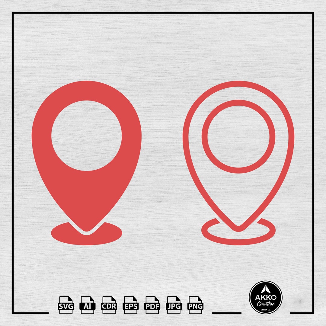 Location Pin Svg Png, Location Point Svg, Outline Location Icon Svg ...