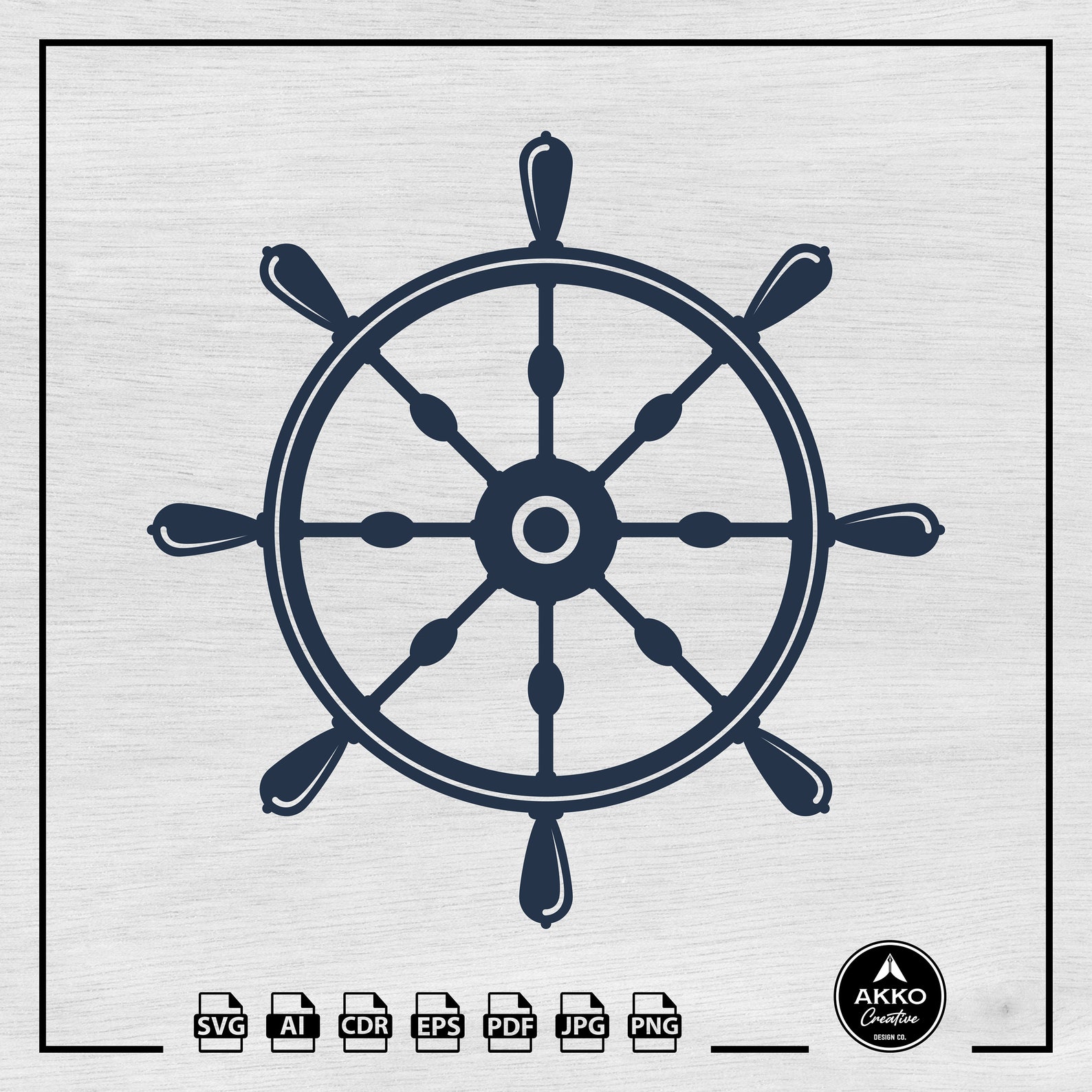 Ship Steering Wheel Svg Png, Boat Wheel Svg, Ship Wheel Svg, Navy ...