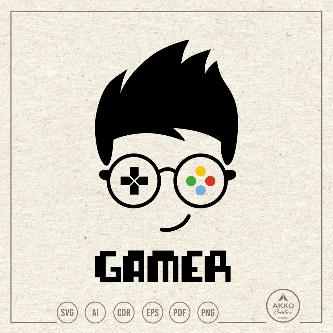Gamer Svg Png, Gaming Shirt, Joystic, Gamer Boy Clipart, Cricut ...