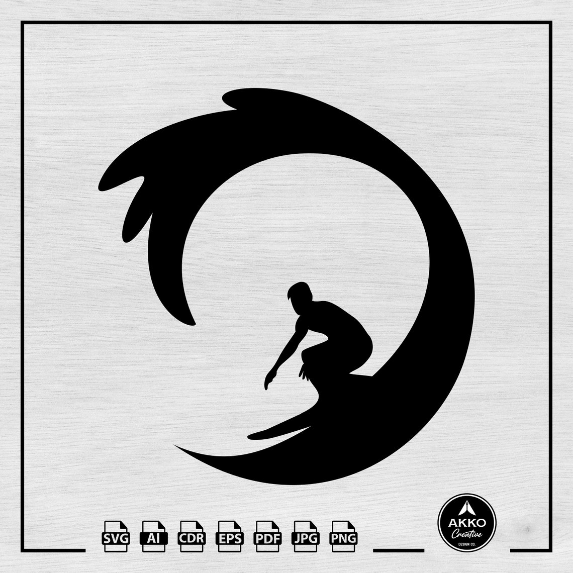 Surf Wave Svg, Big Waves Svg, Surfer Svg, Surfboard Svg, Surf Svg ...