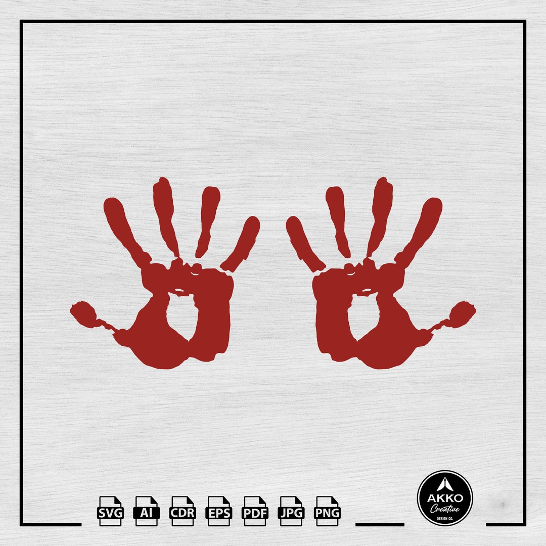 Childeren Hand Print Svg Child Handprint Svg Handprint Svg - Etsy