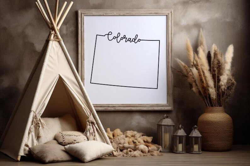 Colorado State Outline Map Svg Png, Clipart, Cricut Silhouette Plotter ...