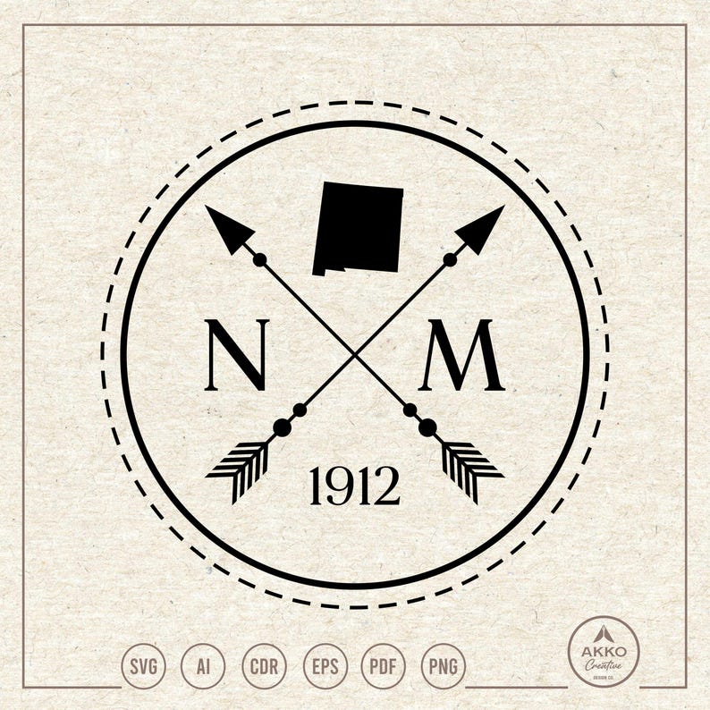 New Mexico Svg Png, Clipart, Cricut Silhouette Cut File - Etsy