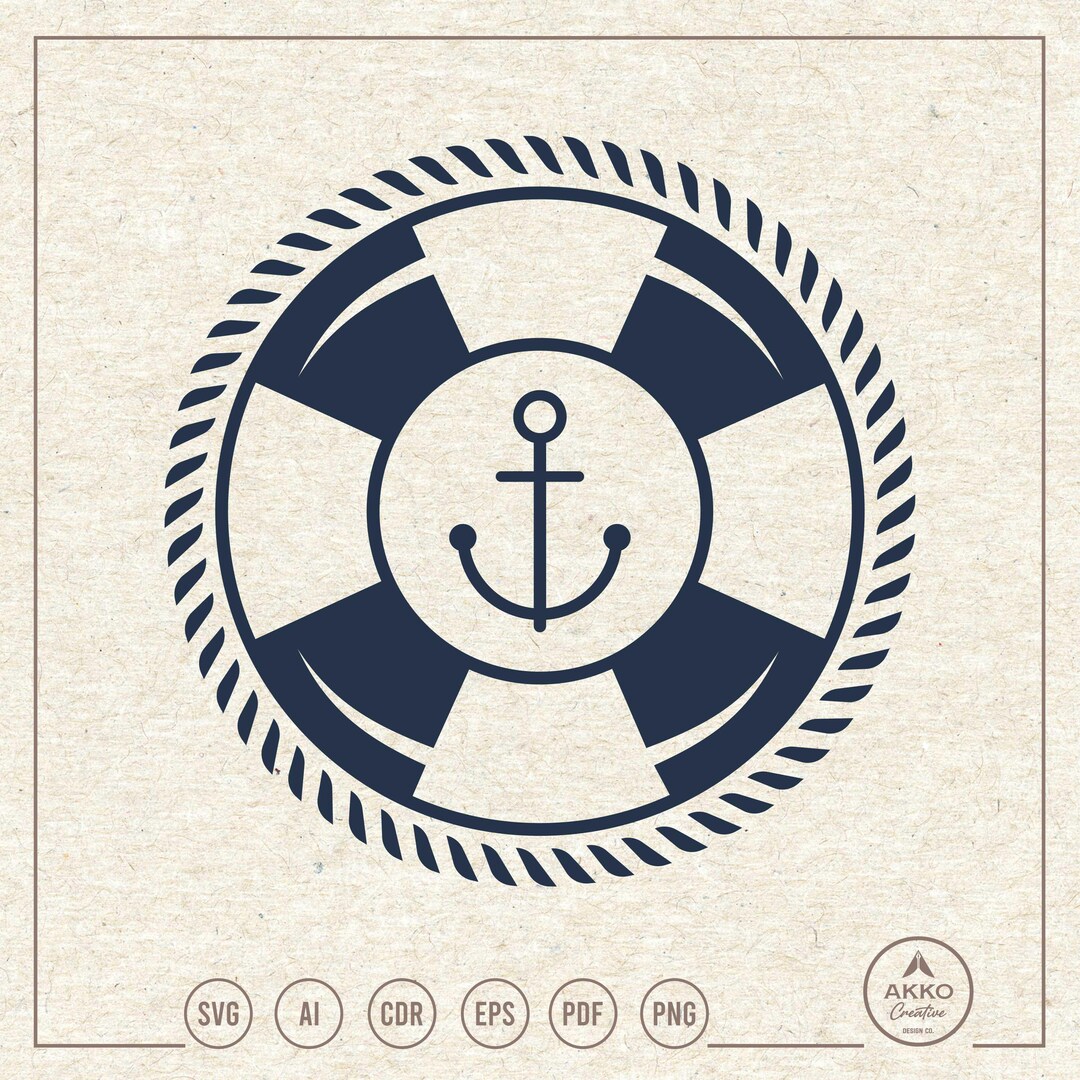 Life Raft Svg Png, Buoy Clipart, Cricut Silhouette Plotter Cut File - Etsy
