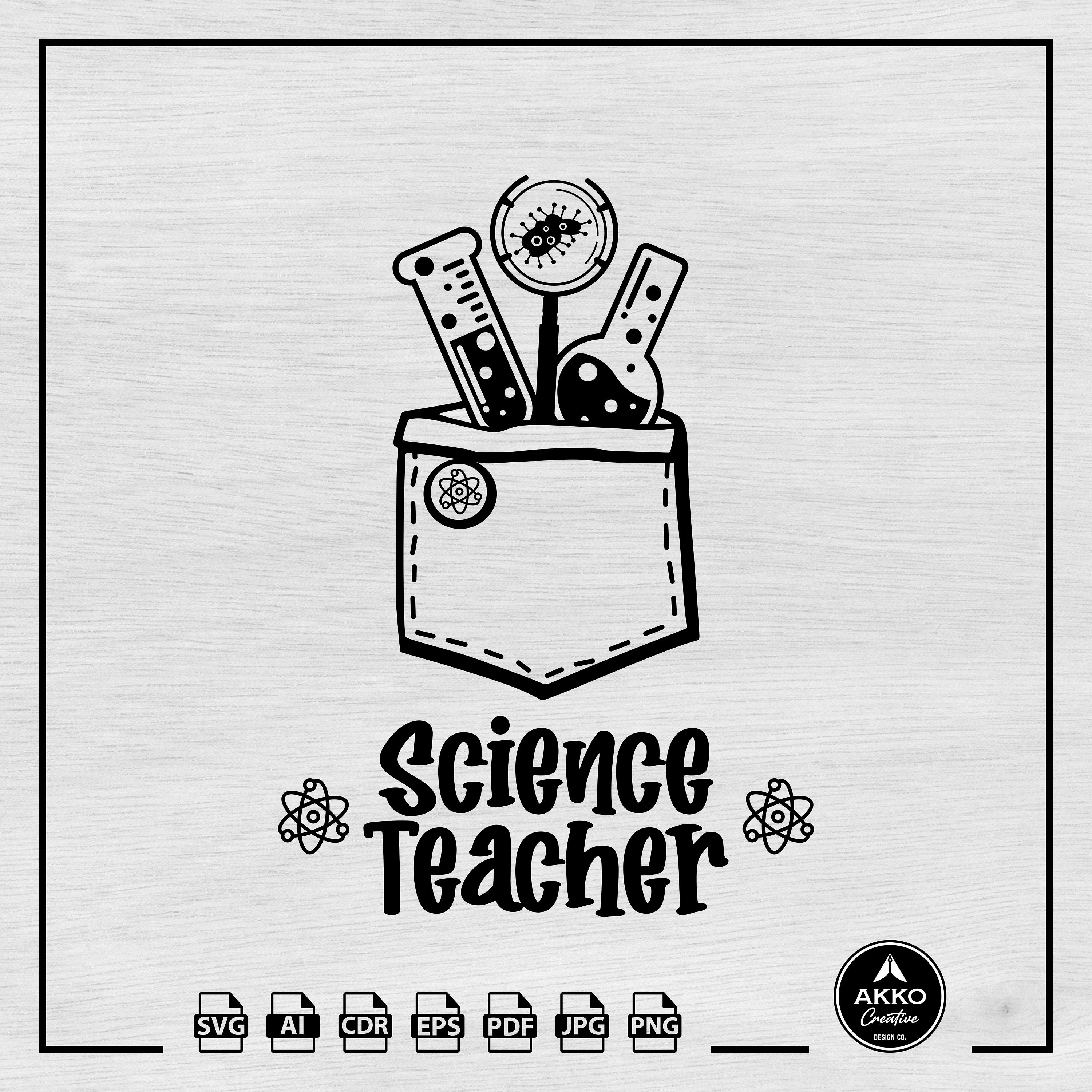 Science Teacher Svg Png, Science Svg, Stem Svg, Atom Svg, Chemistry Svg ...