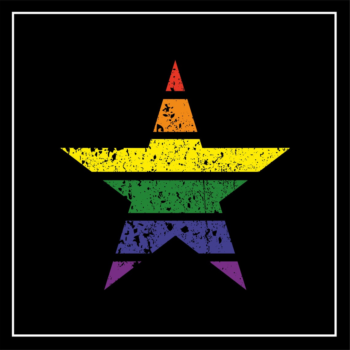 Rainbow Flag Svg Png, Distressed LGBT Flag Svg, LGBT Pride Svg, Gay Svg ...