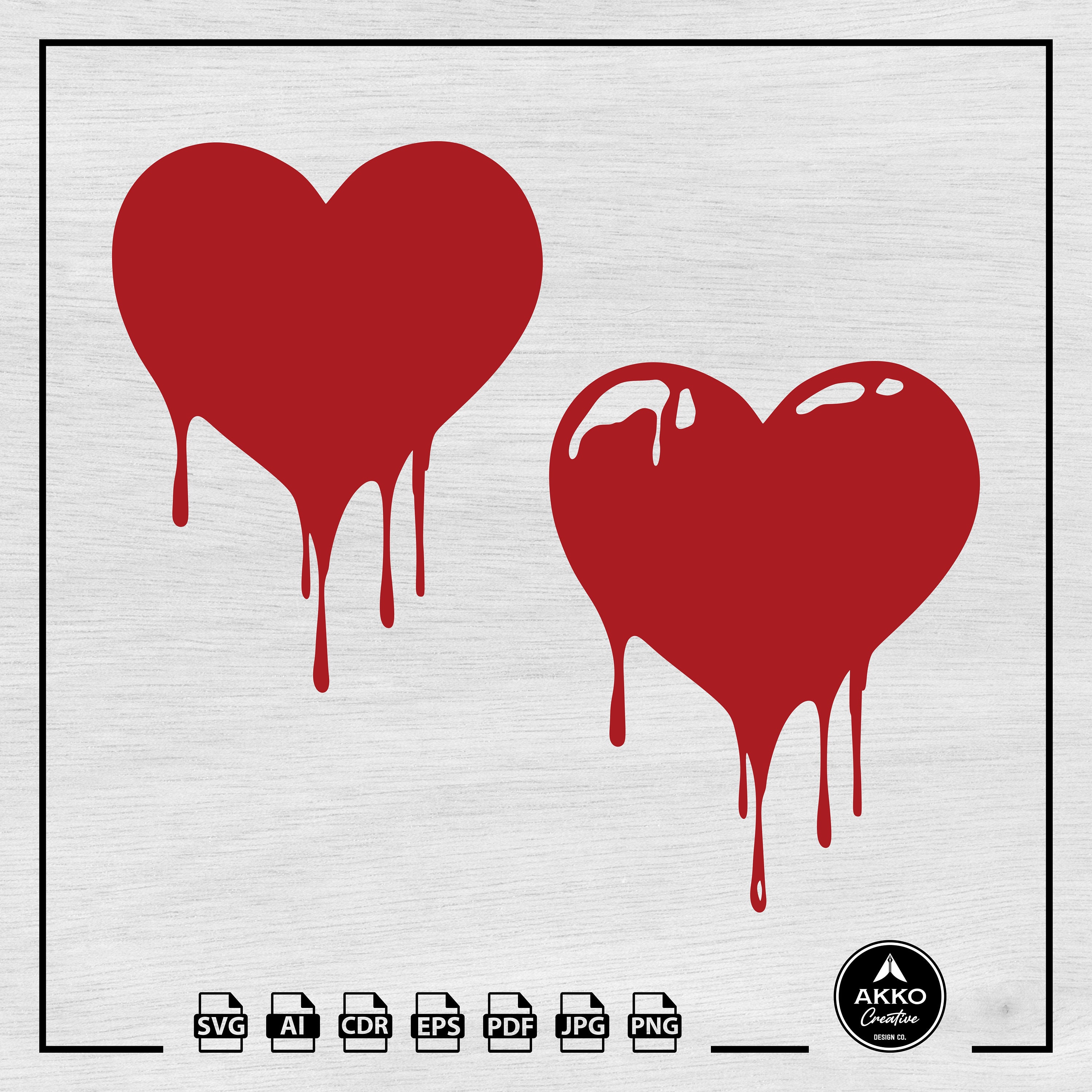 Bloody Heart Svg Png, Dripping Blood Heart Svg, Bleeding Heart Svg ...