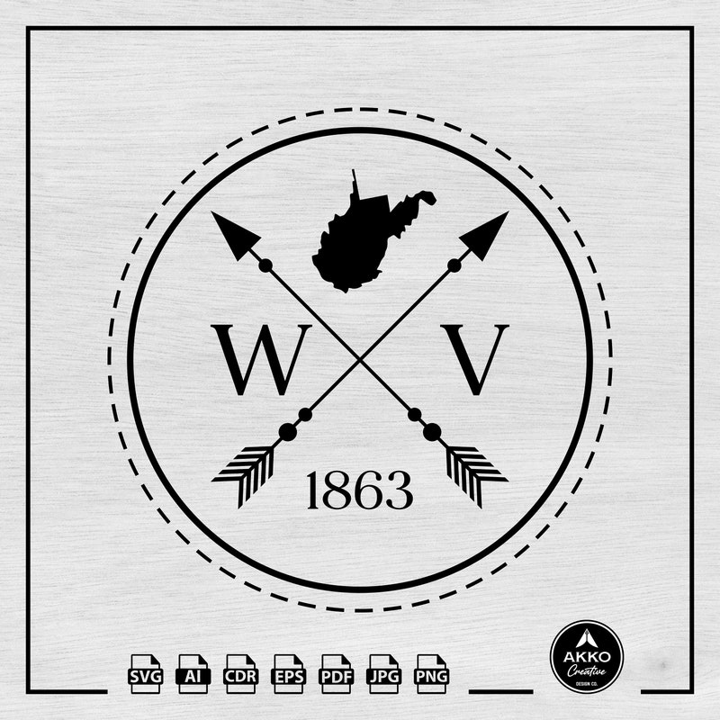 Wv Svg - Etsy