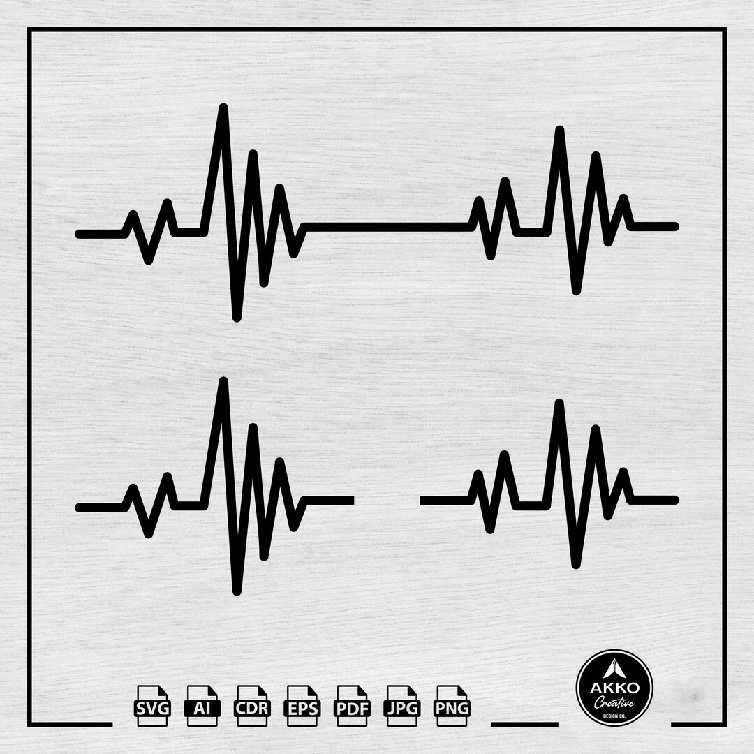 Heartbeat Svg Png, Heart Rate Svg, Heartbeat Pulse Clip Art, Heart Beat ...