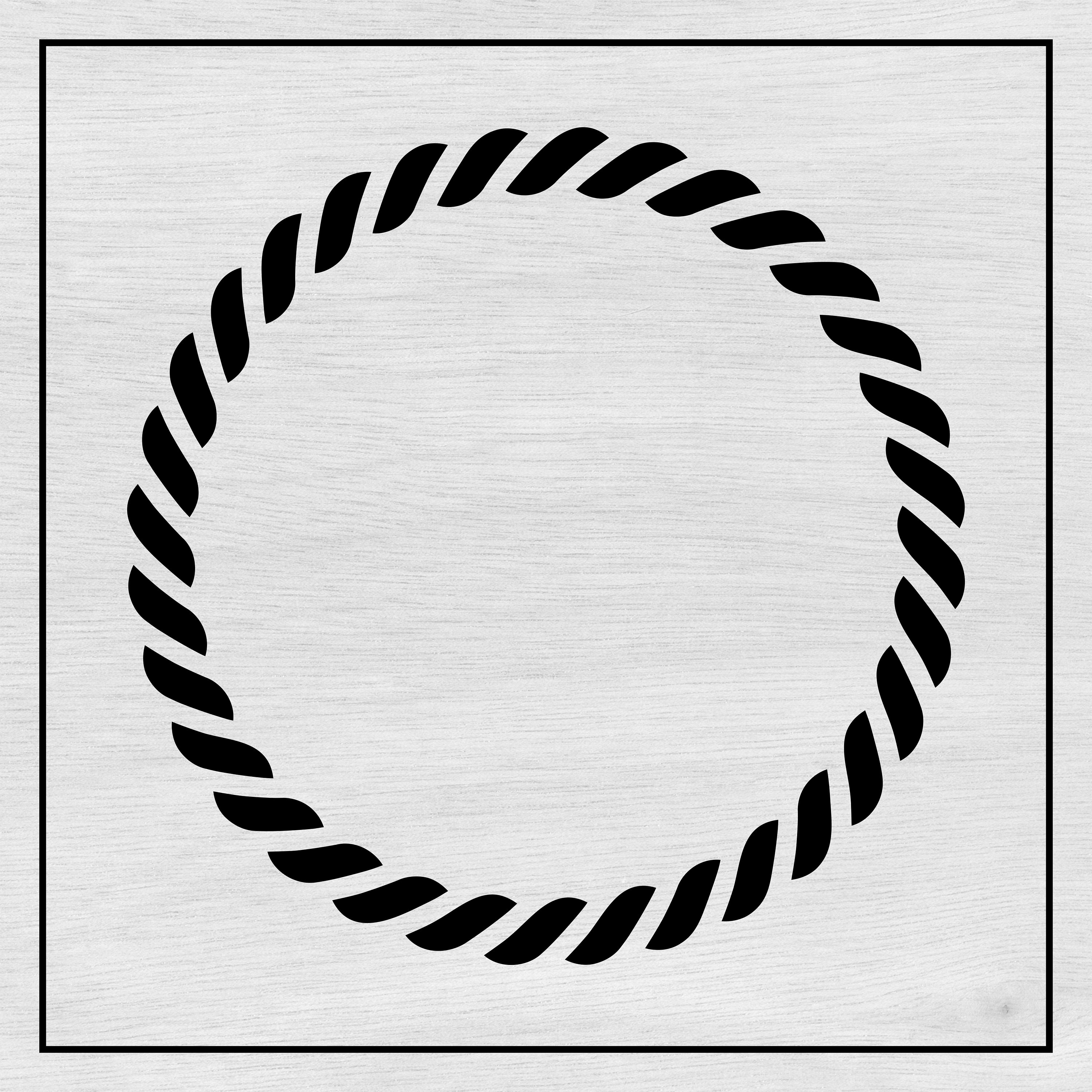 Rope Round Circle Svg Png, Nautical Rope Svg, Chain Rope Svg, Rope ...