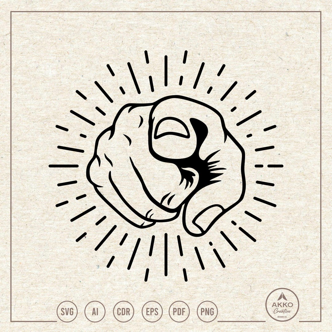 Finger Pointing Svg Png, You Sign Clipart, Cricut Silhouette Plotter ...