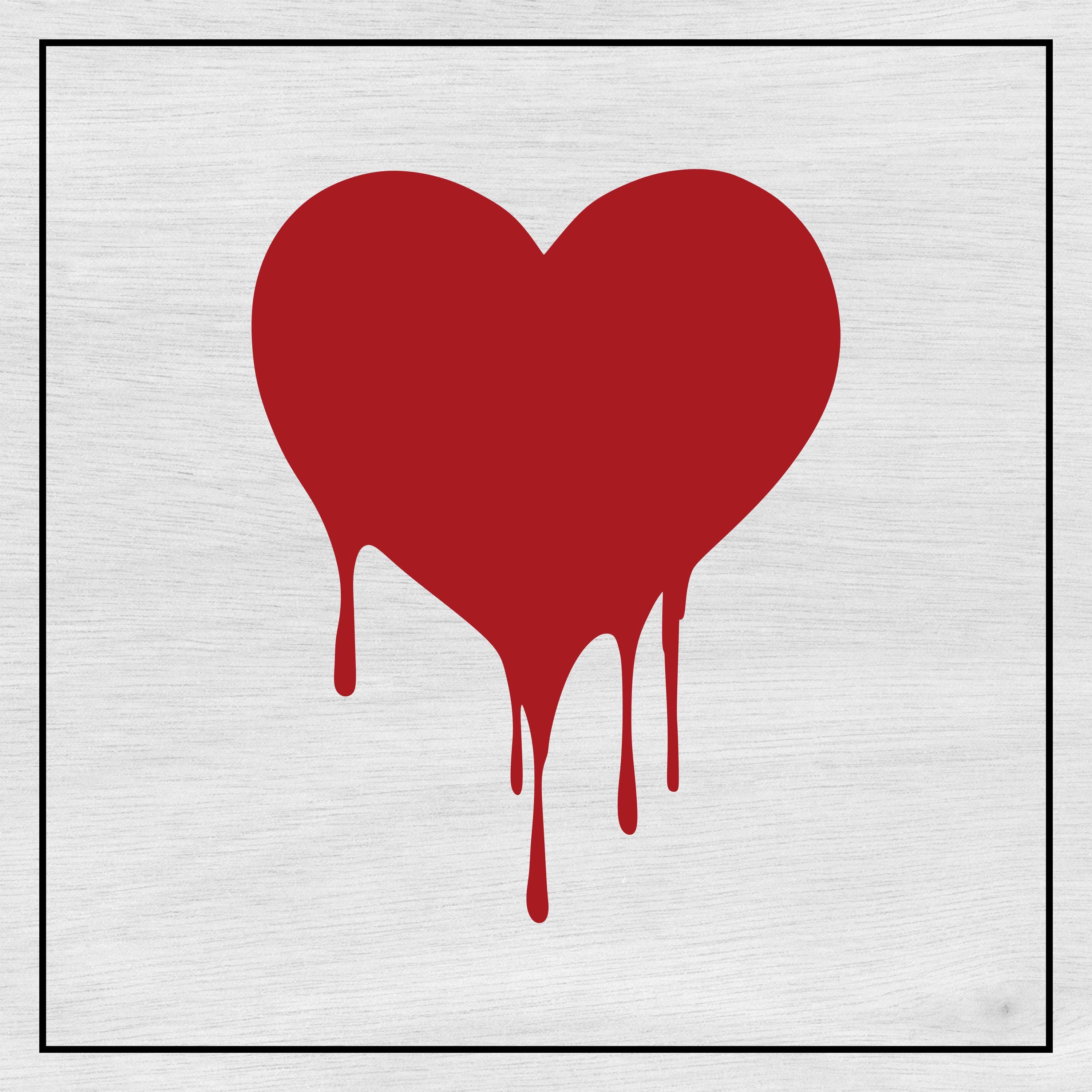 Bloody Heart Svg Png, Dripping Blood Heart Svg, Bleeding Heart Svg ...