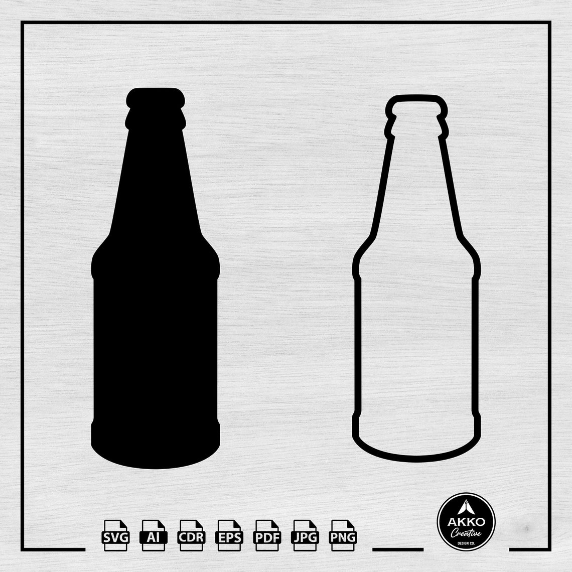 Bottle Svg Png, Outline Bottle Svg, Beer Bottle Svg, Soda Bottle Svg ...