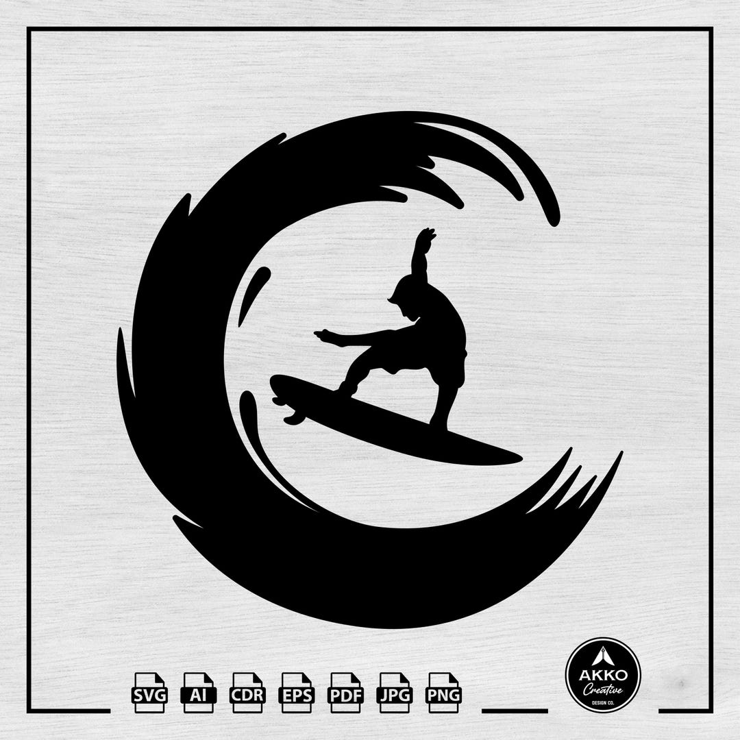 Surf Wave Svg Png, Surfer Svg, Big Waves Svg, Surfing Svg, Surfboard ...