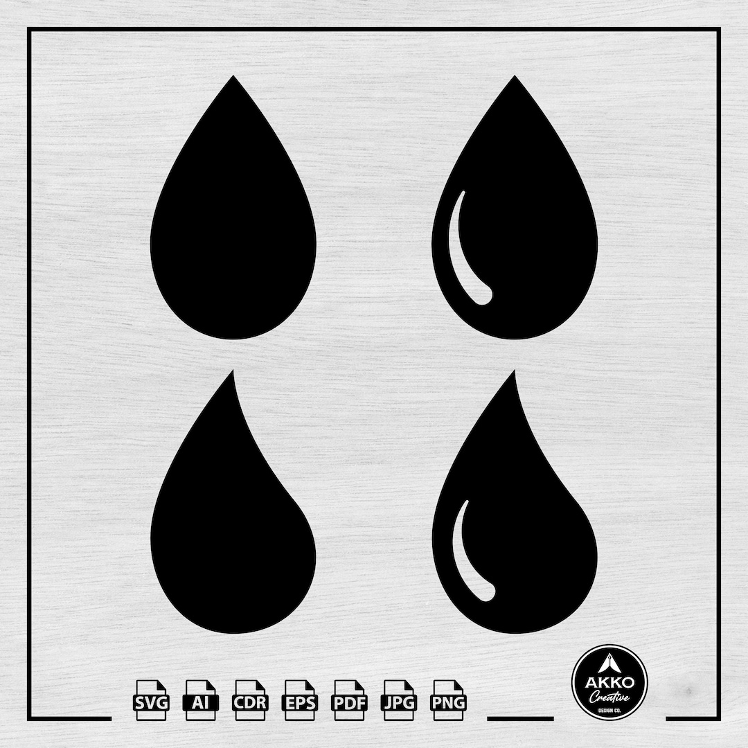 Drop Svg Png, Water Drop Svg, Raindrop Svg, Water Droplet Svg, Rain Svg, Water Svg, Raining Svg ...