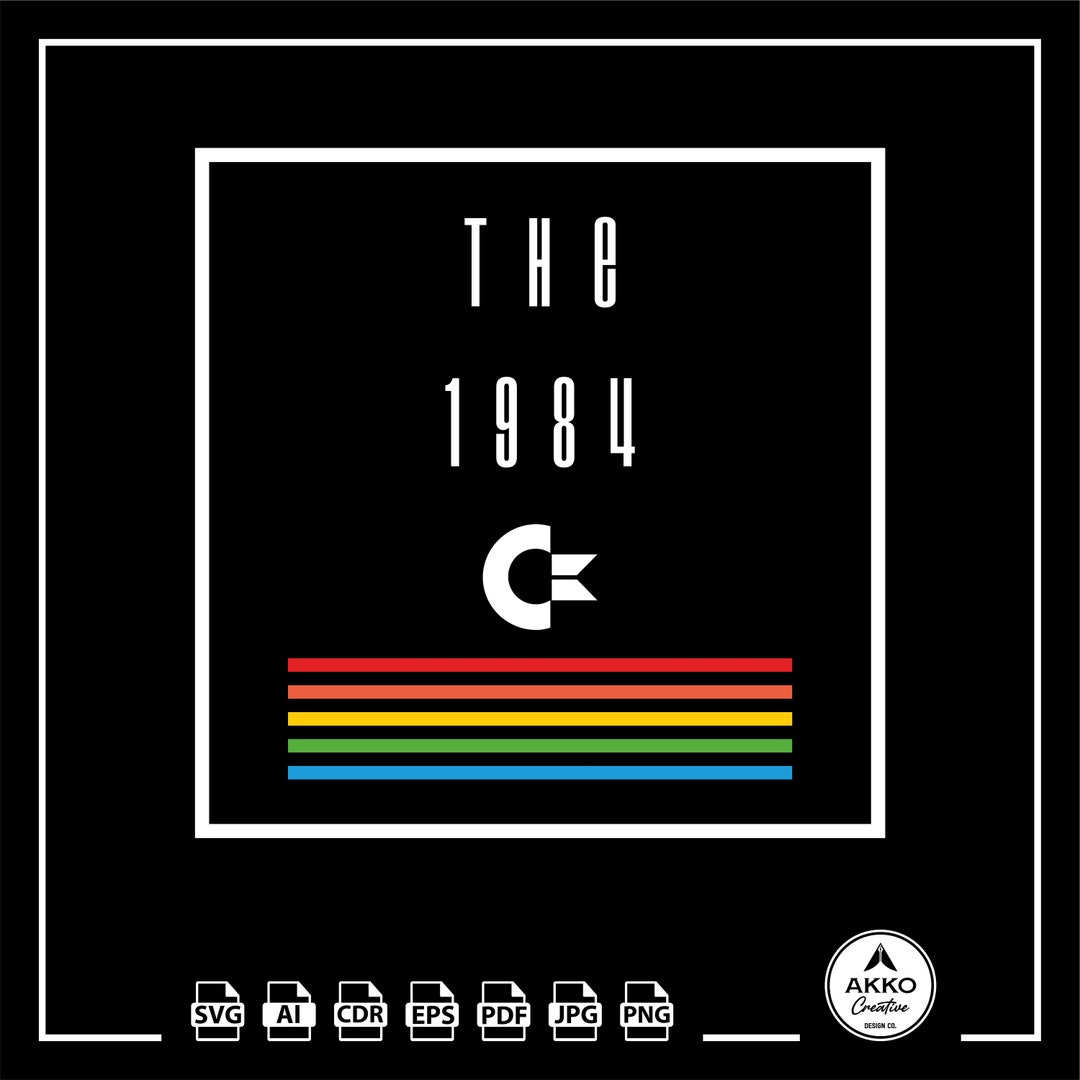 The 1984 Svg Png, Commodore 64 Svg, Computer Svg, Gamer Svg, 80's ...