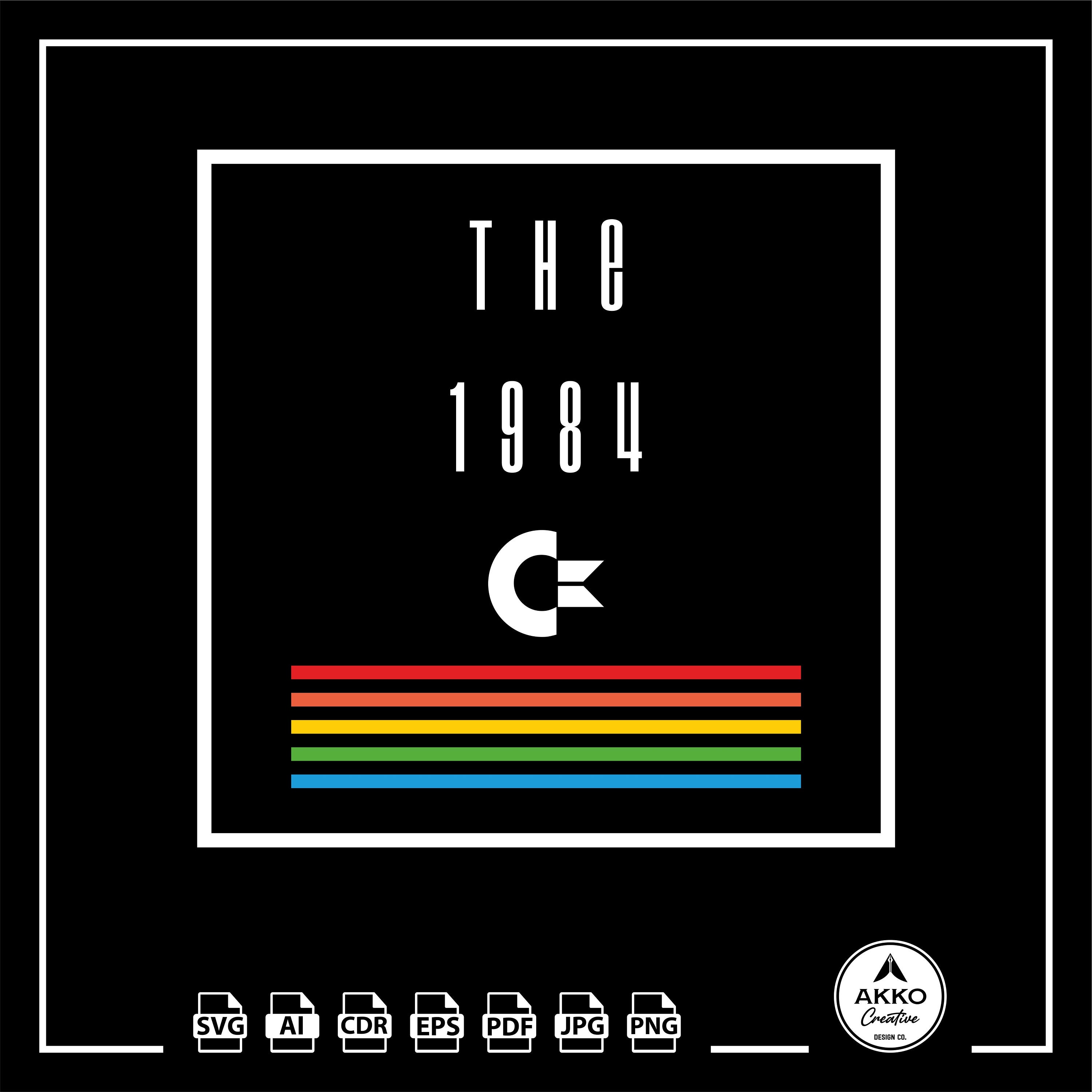 The 1984 Svg Png, Commodore 64 Svg, Computer Svg, Gamer Svg, 80's ...