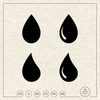 Drop SVG Bundle, Water Drop Svg, Drop Svg, Water Drop Clipart, Water ...