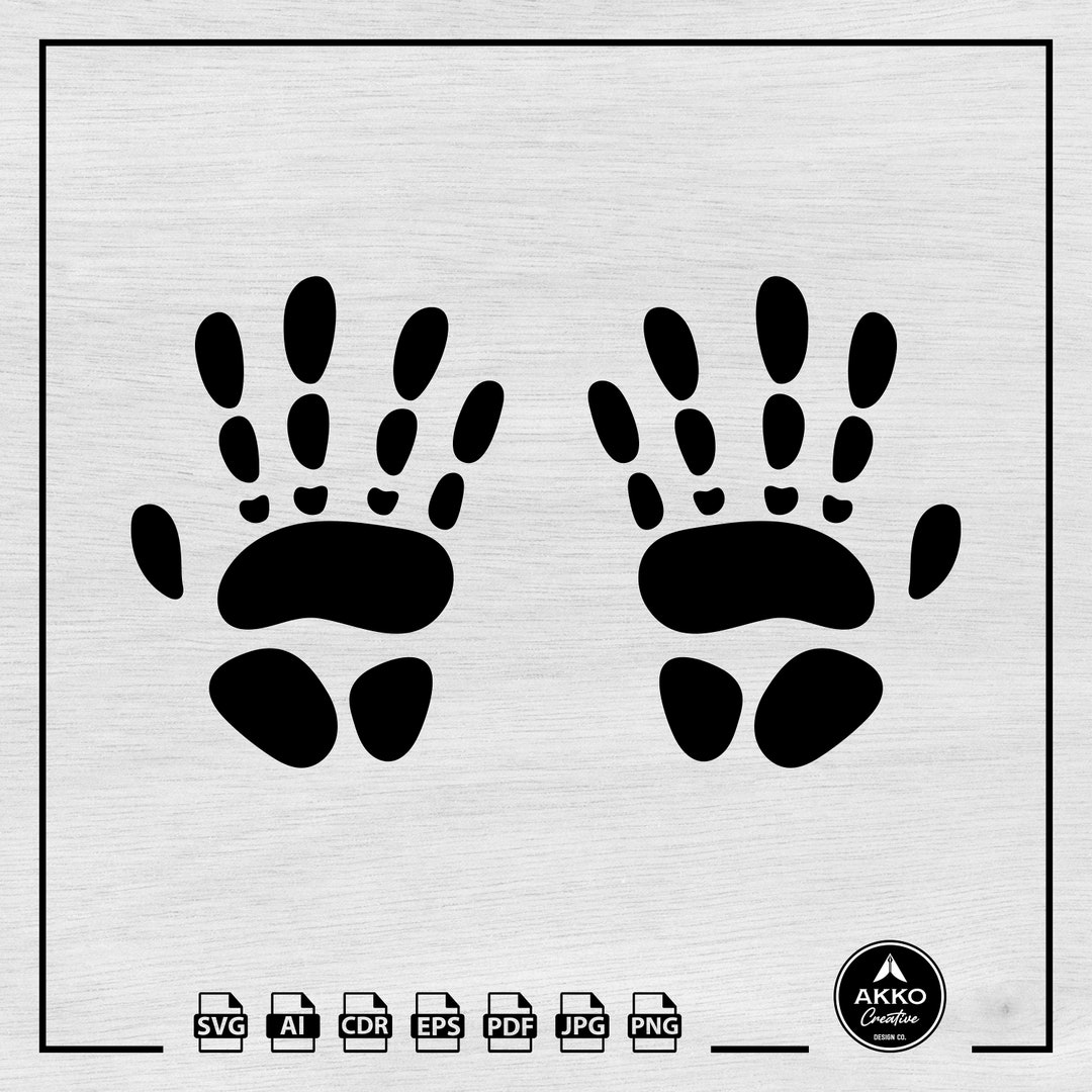 Handprint Svg Png, Hand Print Svg, Hand Painted Svg, Hands Svg, Hand ...