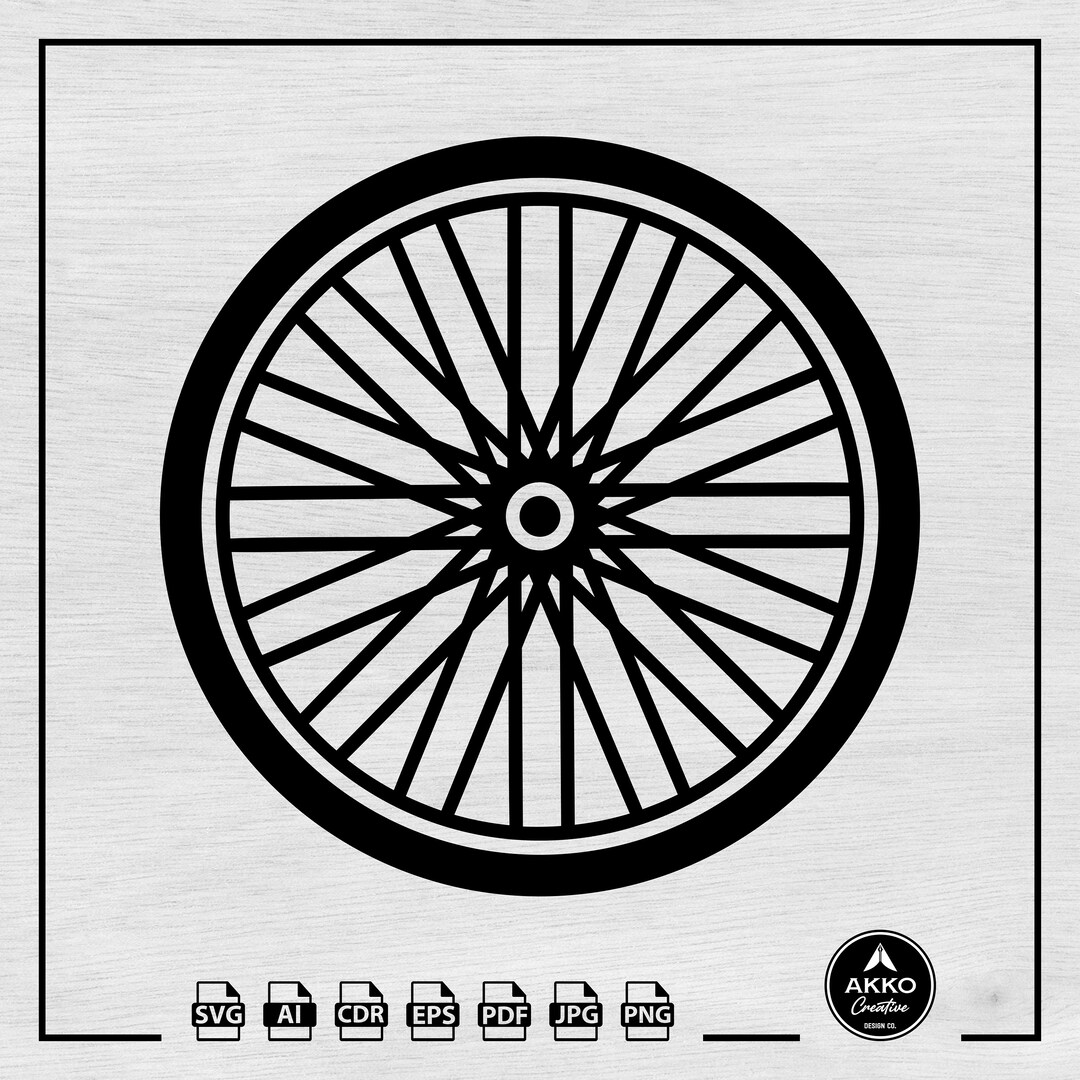 Bicycle Wheel Svg Png, Bike Tire Svg, Cycle Wheel Svg, Bike Tires Svg ...