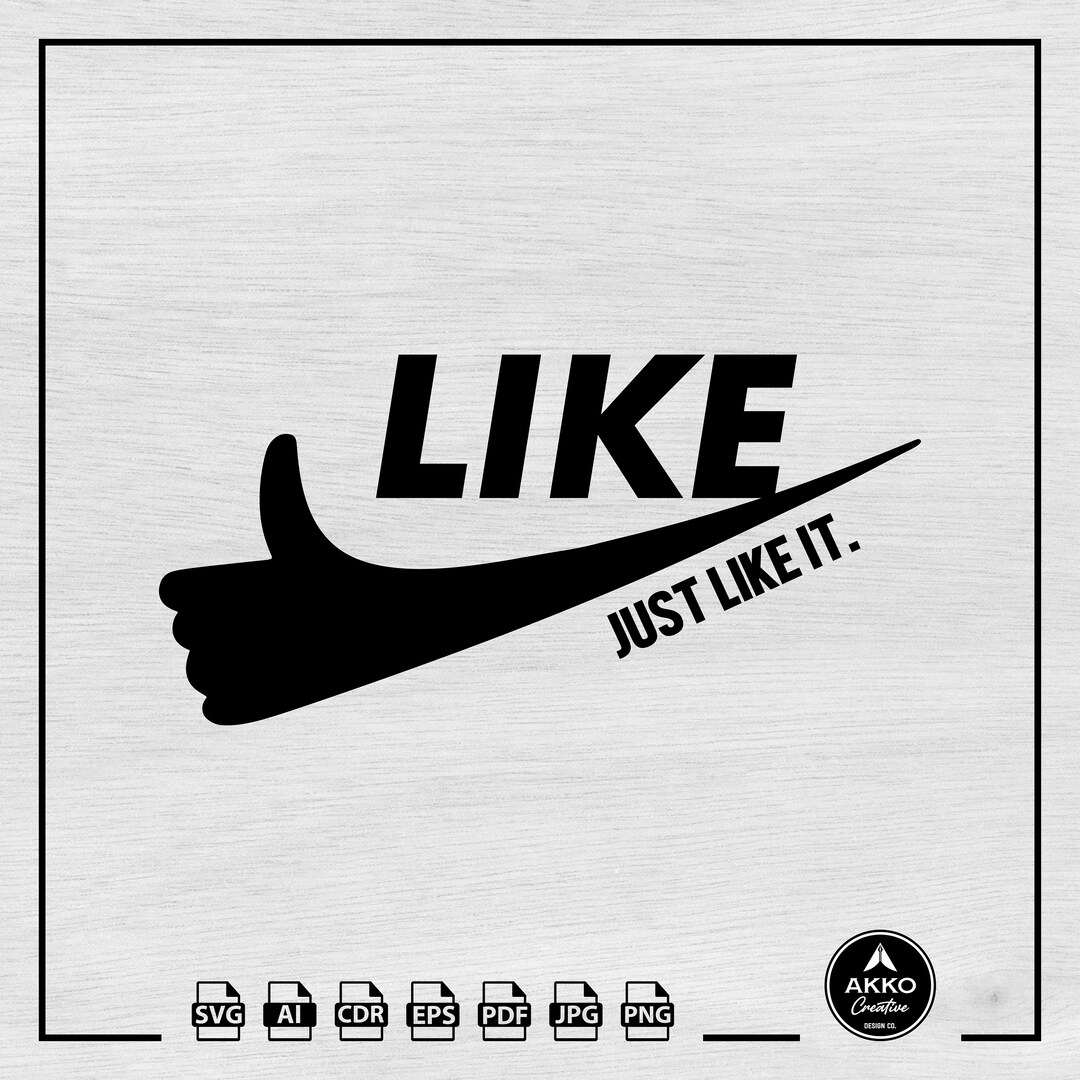 Just Like It Svg Png, Social Icon Svg, Like Icon Svg, Like Me Svg, Geek ...