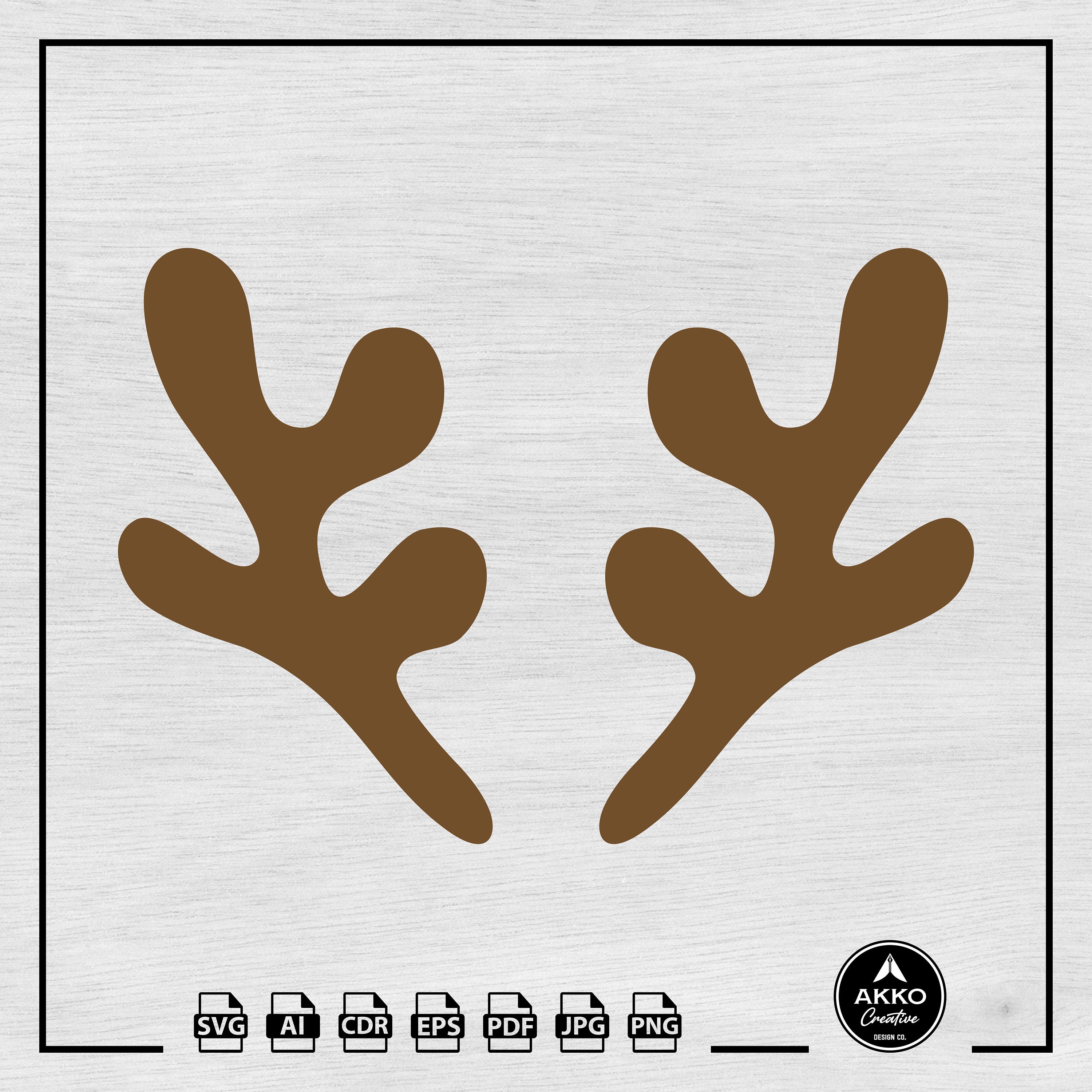 Deer Antlers Svg Png, Cute Deer Antlers Svg, Reindeer Antlers Svg ...