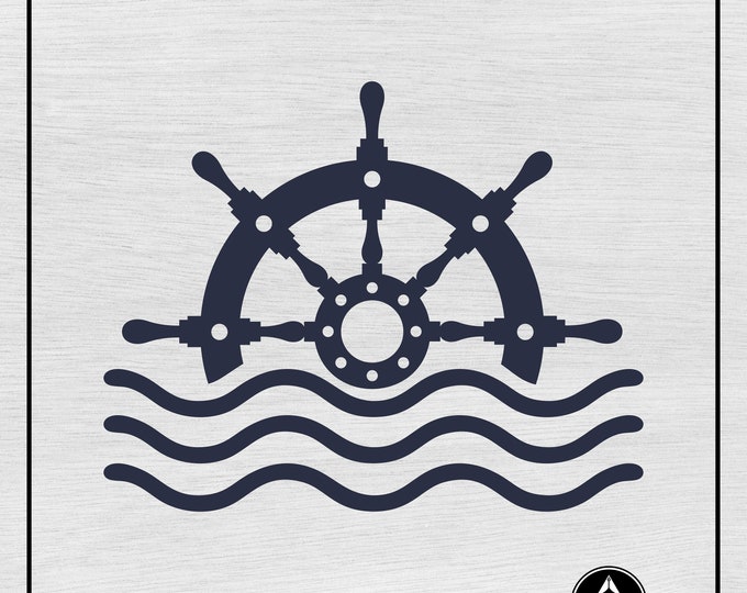 Ship Wheel Svg, Boat Wheel Svg, Nautical Svg. Vector Cut File for ...