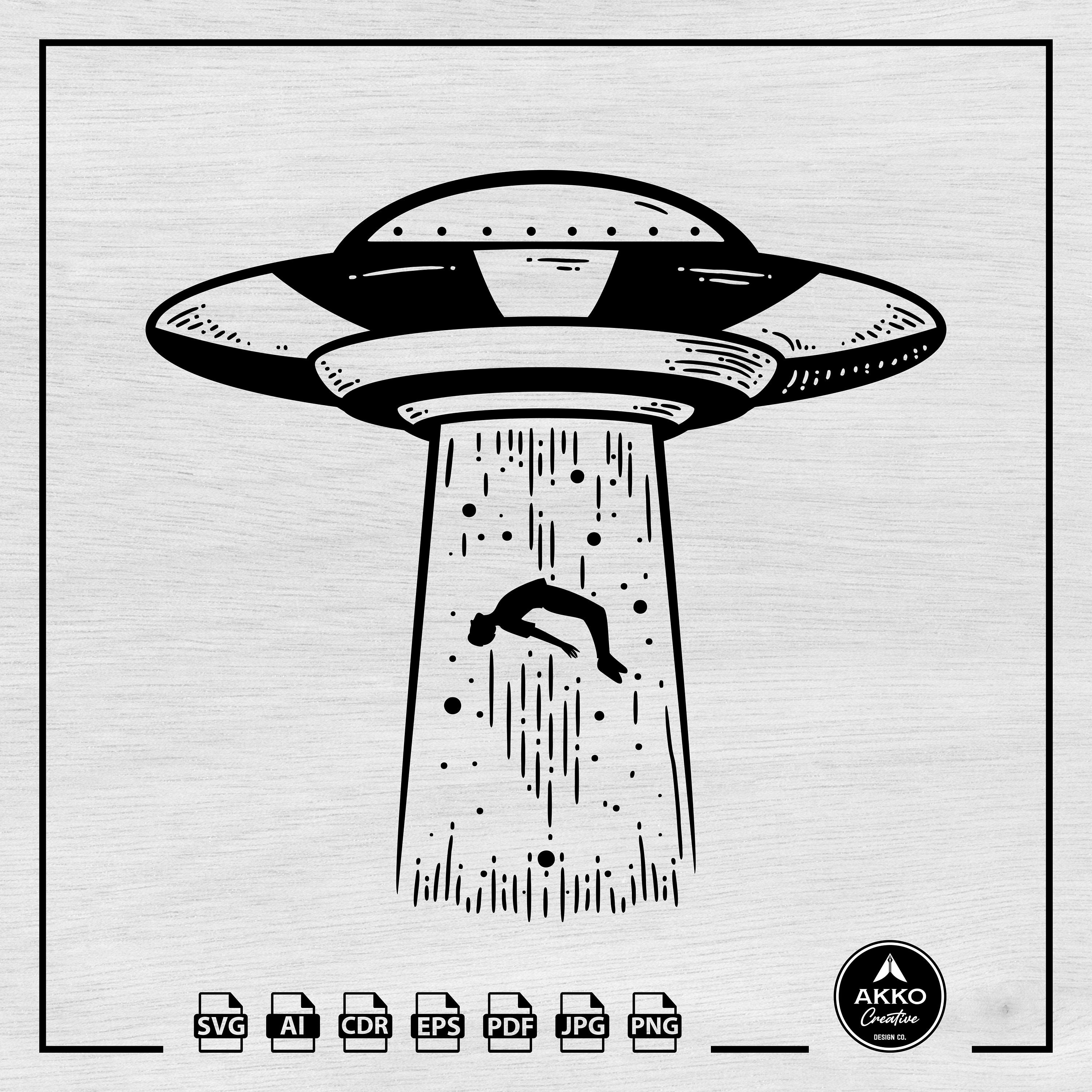Alien Abduction Svg Png, UFO Svg, Alien Abduct Svg, Sci Fi Svg, Space ...