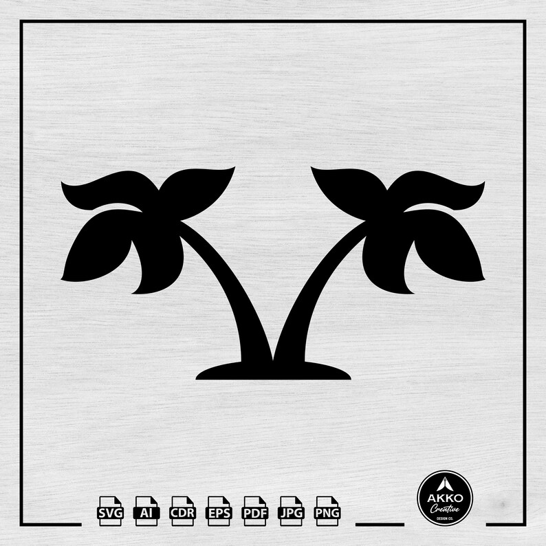 Cute Palm Tree Svg Palm Tree Svg Tropical Tree Svg Coconut - Etsy