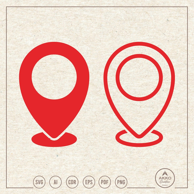 Location Pin Svg Png, Geographical Clipart, Cricut Silhouette Plotter ...