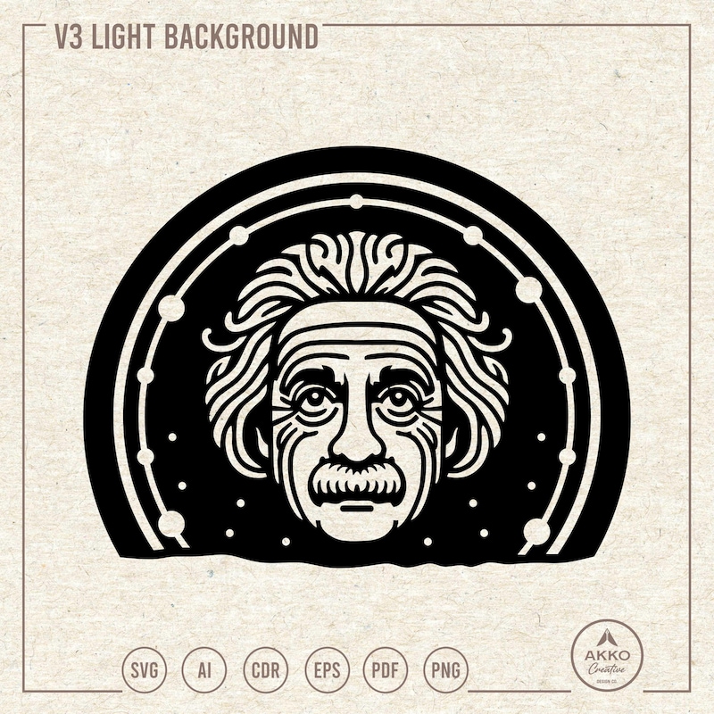 Einstein Abstract - Etsy