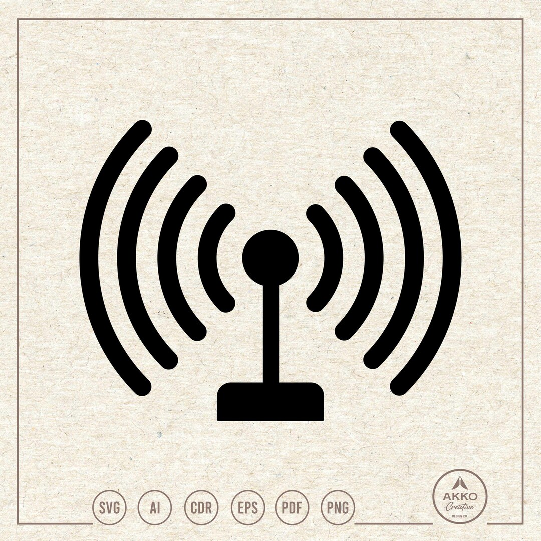 Wifi Svg Png, Modem Router Clipart, Cricut Silhouette Plotter Cut File ...