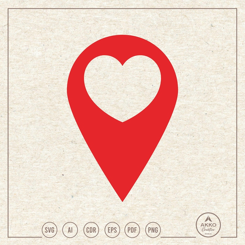 Location Drawing Icon - Etsy UK