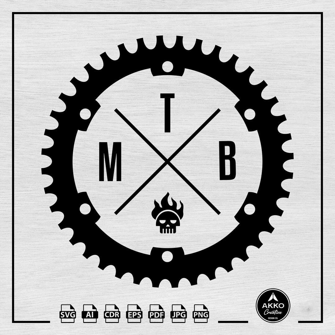 MTB Svg Png, Bicycle Svg, Mountain Bike Svg, Chainring Svg, Cranky Svg ...
