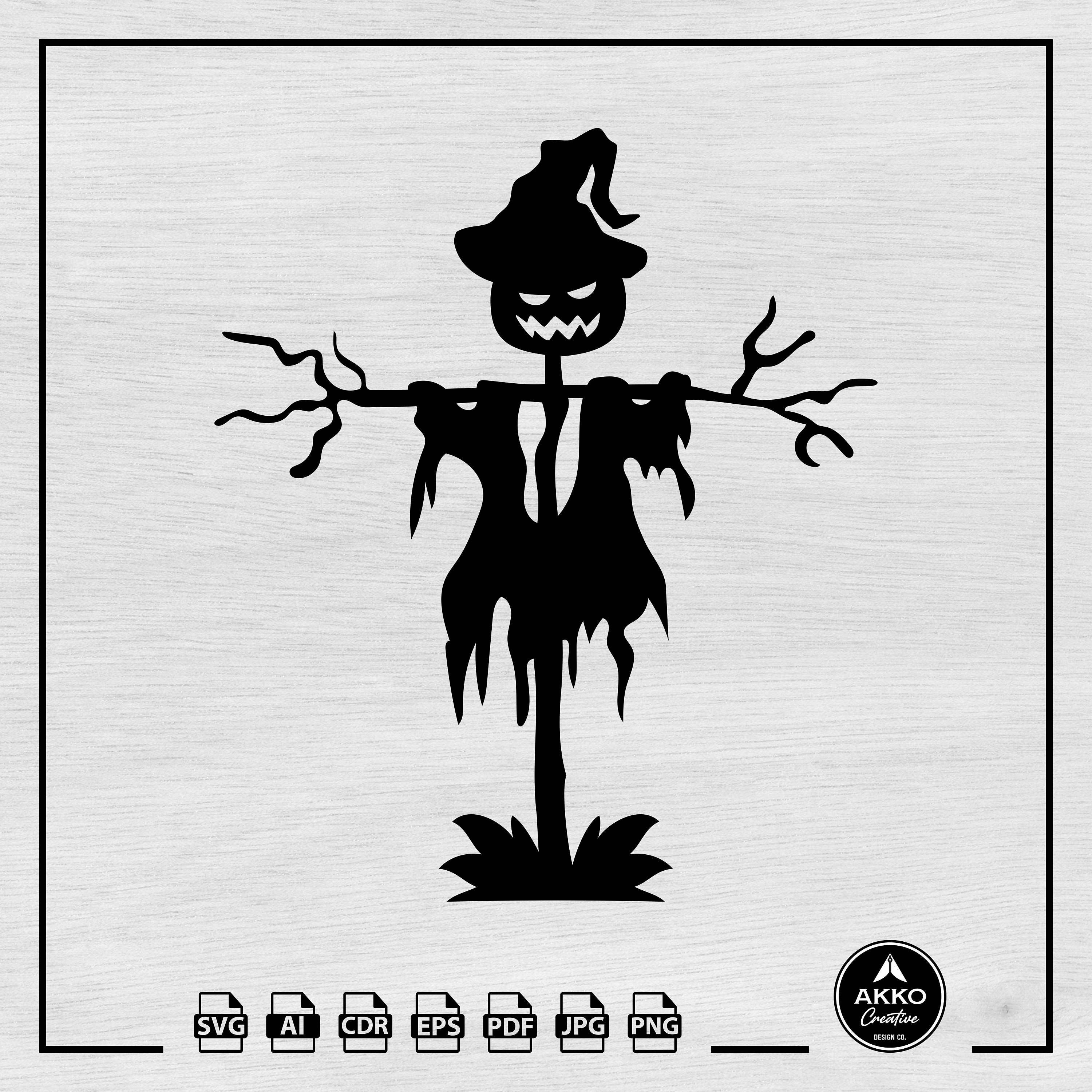 Scarecrow Svg Png, Pumpkin Face Svg Png, Halloween Svg Png, American ...
