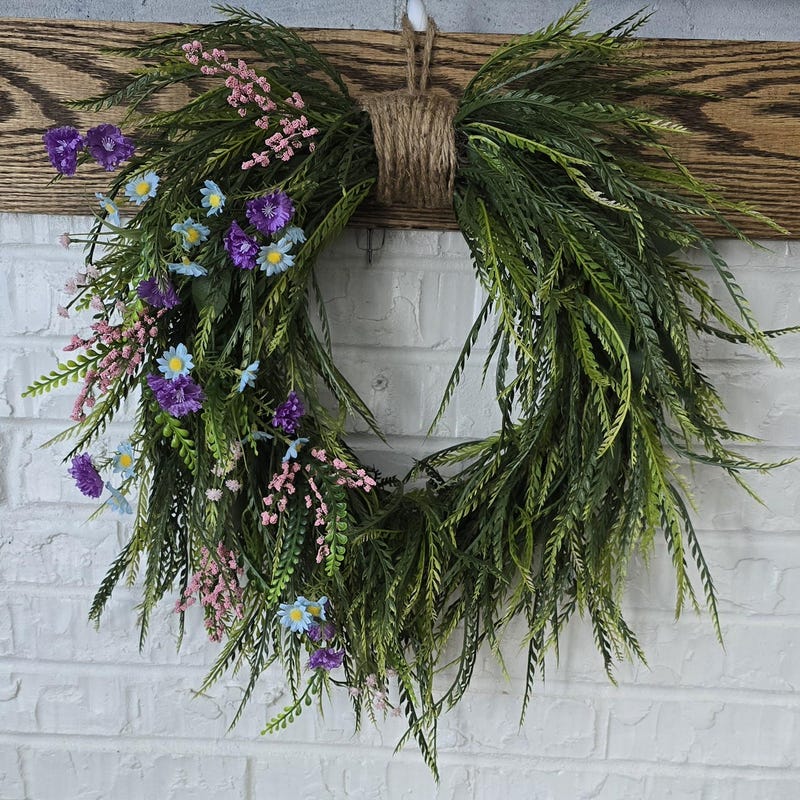Farmhouse Spring Wreath - Etsy
