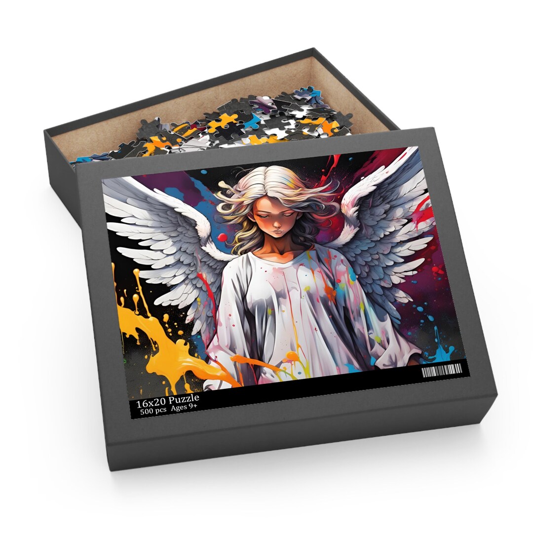 Serene Anime Angel Puzzle 120 252 500-piece - Etsy