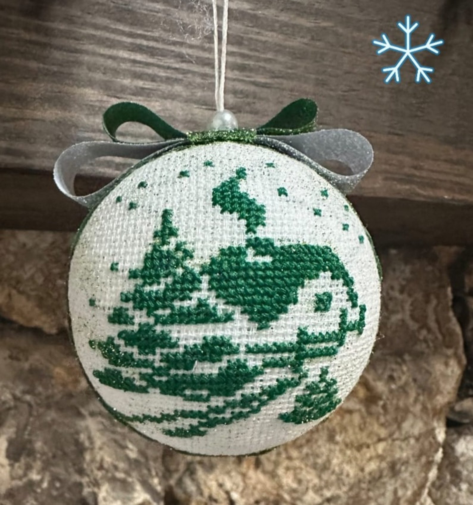 Ĥandmade Christmas Tree Ball Ornament Set of Christmas Tree Decorations ...