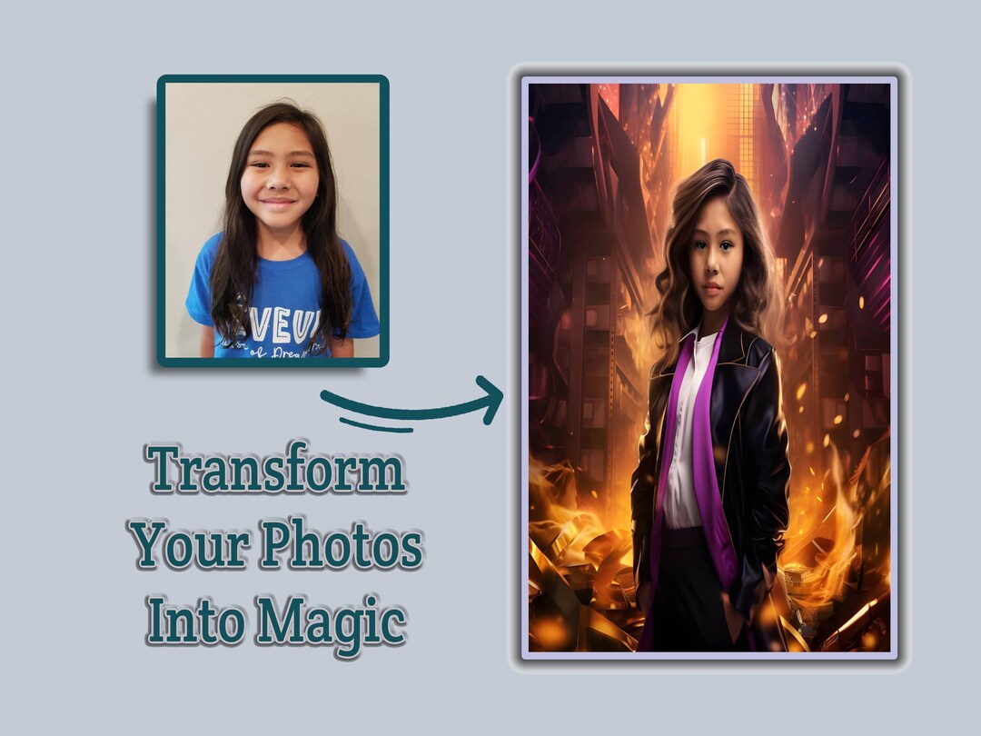 Personalized Super Villain Portrait for Kids - Transform Your Kids ...