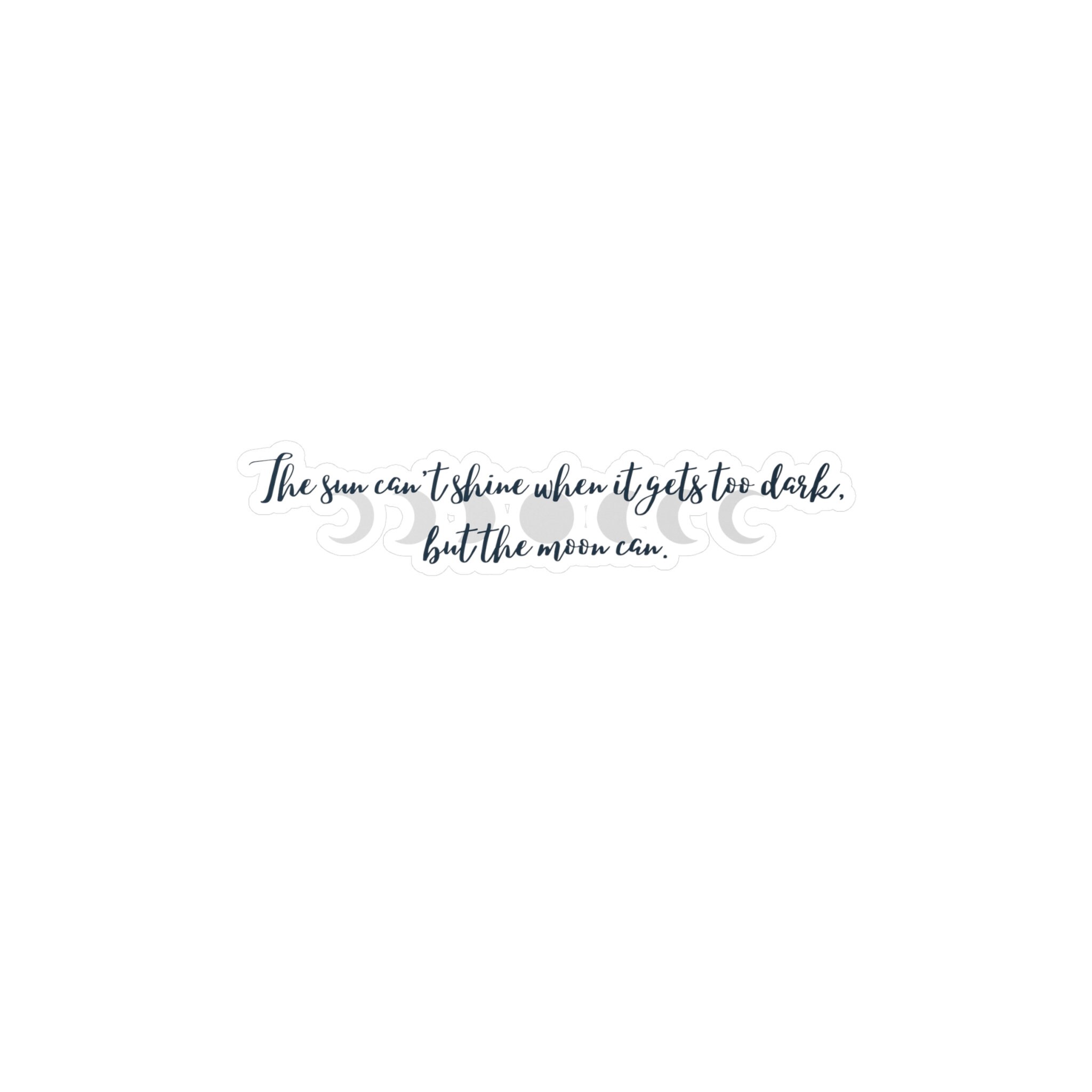 The Words A. Jade Quote Kiss-cut Vinyl Decals - Etsy