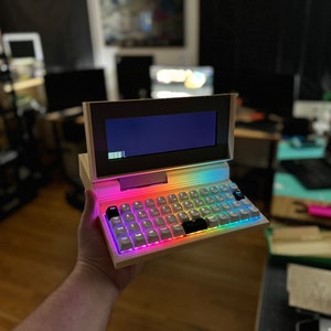 Retro-inspired Raspberry Pi Zero Laptop Kit: 3D Printable STL Files ...