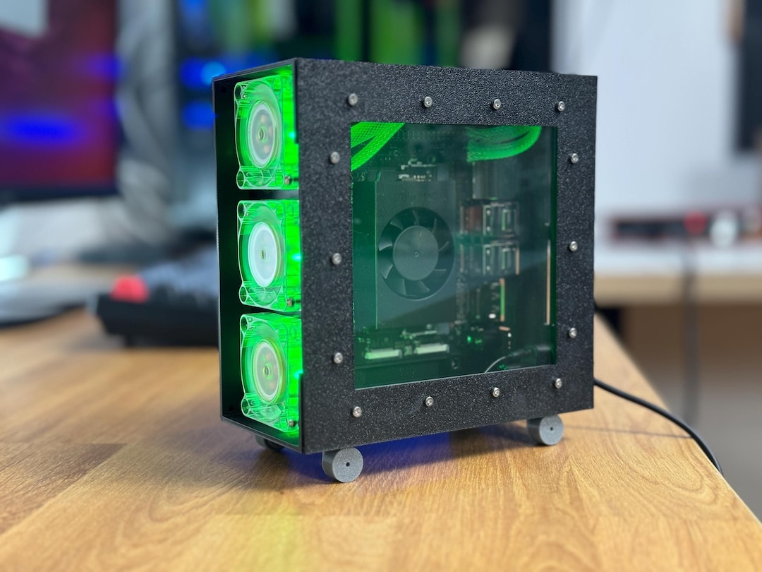 Nvidia Jetson Orin Nano Super Case Micro Gaming PC Style: 3D Printable ...
