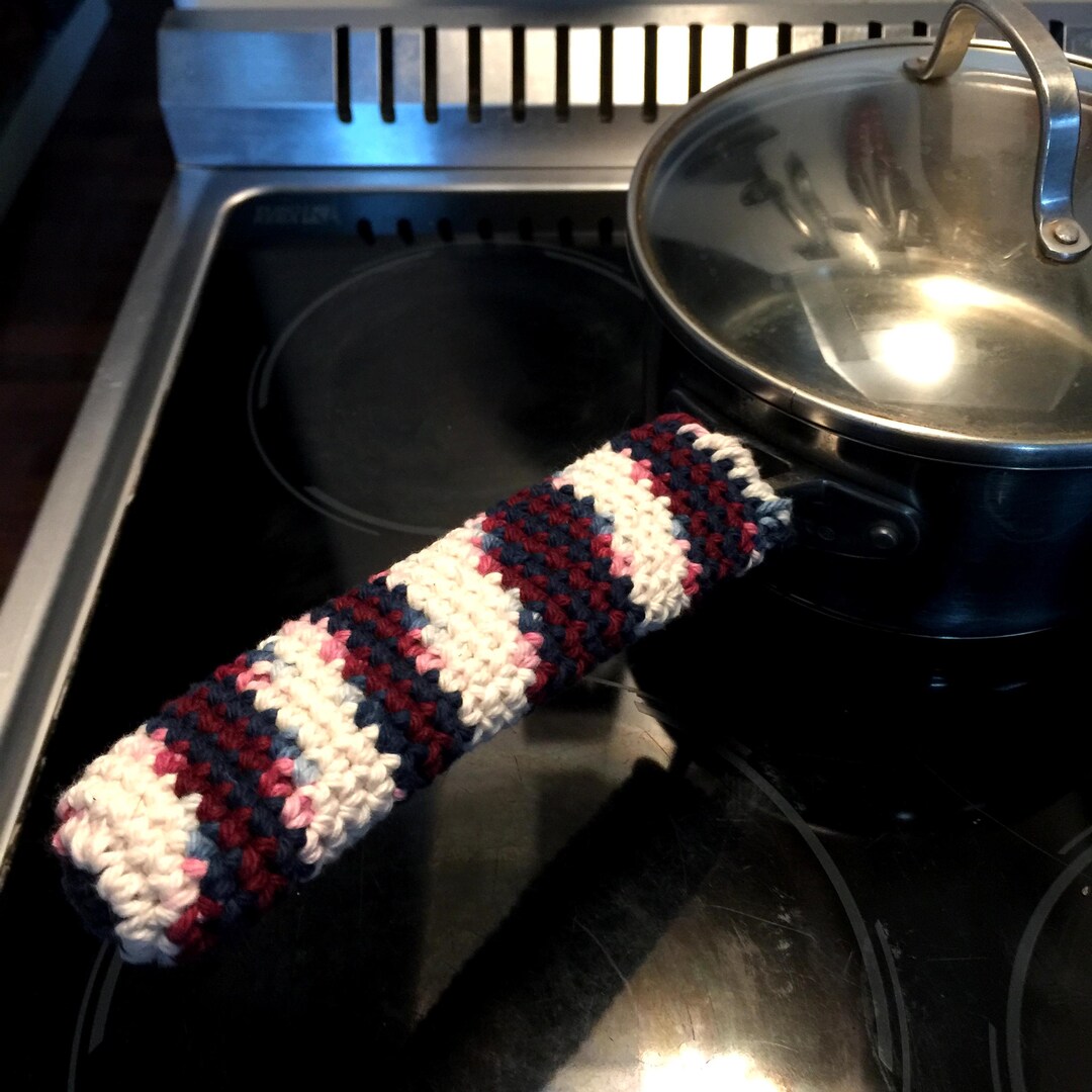 Crochet Pot Handle Cozy Pattern, Beginner Friendly Kitchen Project ...