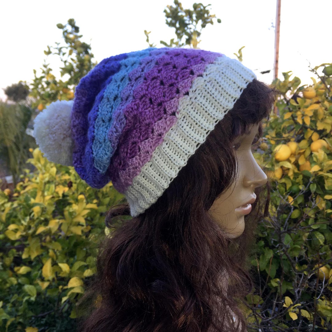 Crochet Shells Beanie, Crochet Hat Pattern, Winter Accessory PDF - Etsy